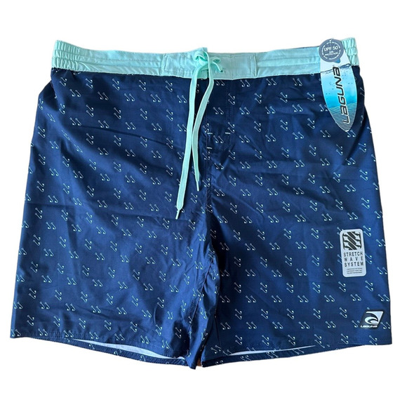 Laguna B | Swim | Laguna Mens Swimtrunk Shorts Lined Upf 5 Stretch Wave ...